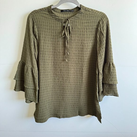 Doe & Rae | Tops | Nwt Doe Rae Blouse In Oregano | Poshmark